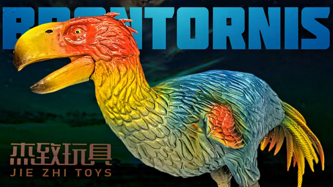 BRAND NEW Jie Zhi Toys Brontornis Review!!! - YouTube