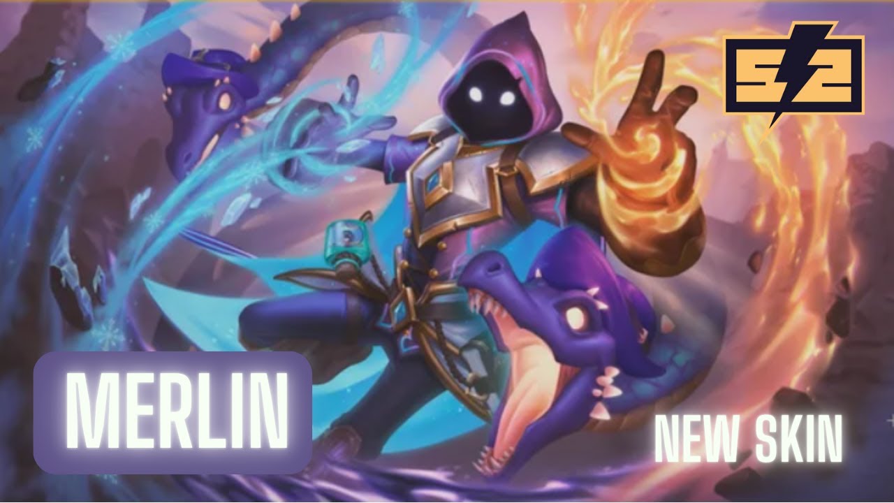 SMITE 2: NEW SKIN MERLIN - MID CONQUIST!!! - YouTube