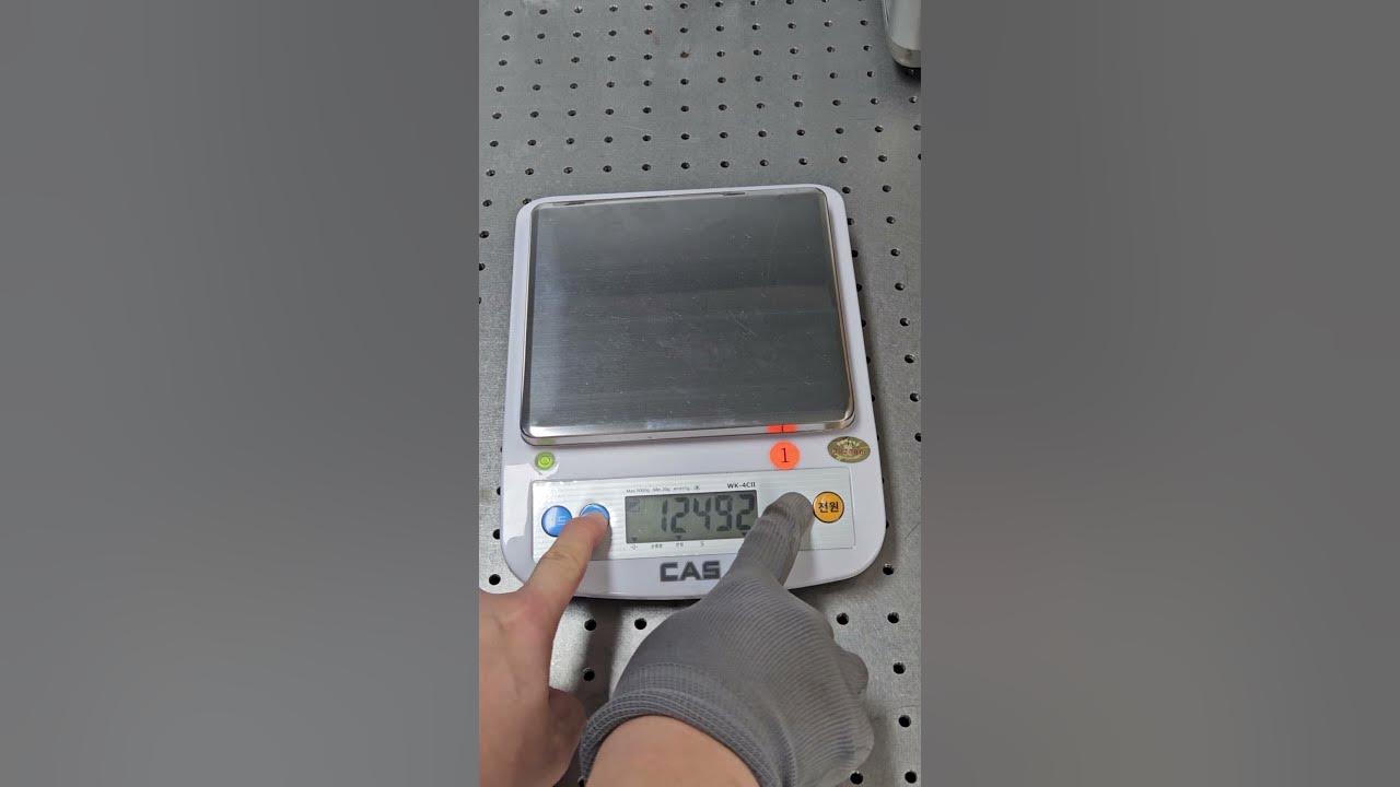 CAS WK-4CII calibration - YouTube