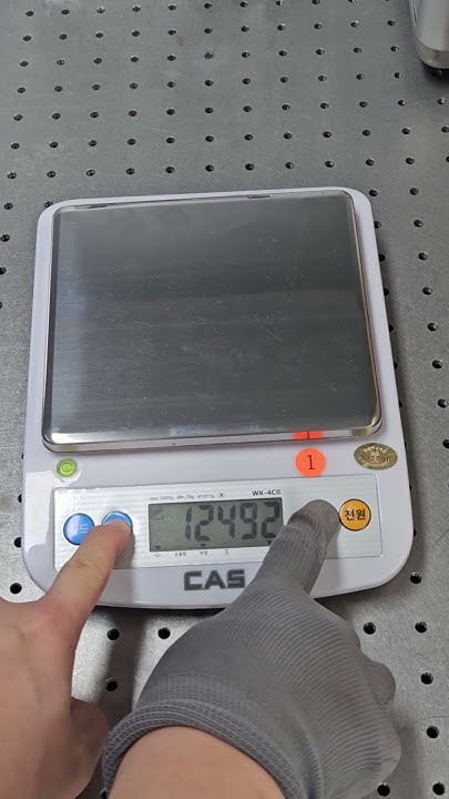 CAS WK-4CII calibration - YouTube