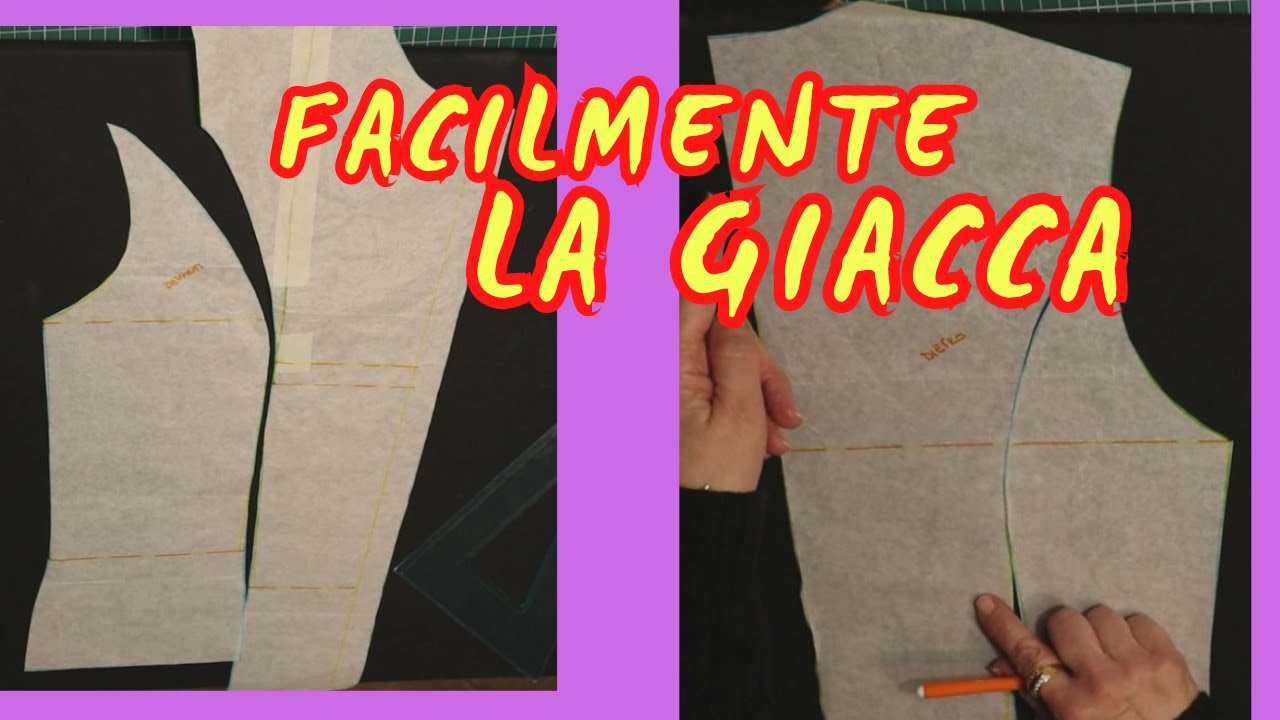 FARE LA GIACCA DA DONNA IN STILE CHANEL CON CARTAMODELLO FACILE - YouTube