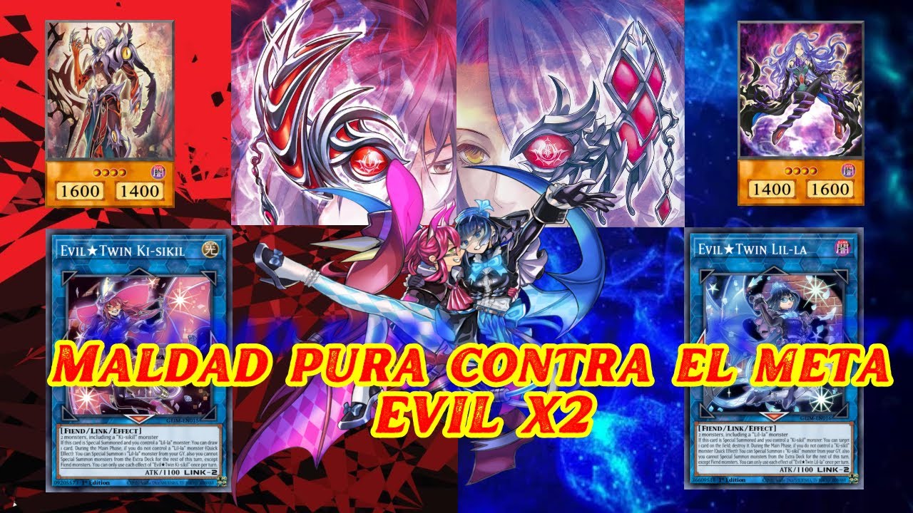 "Maldad pura contra el meta" EVIL X2 DUEL LINK - YouTube