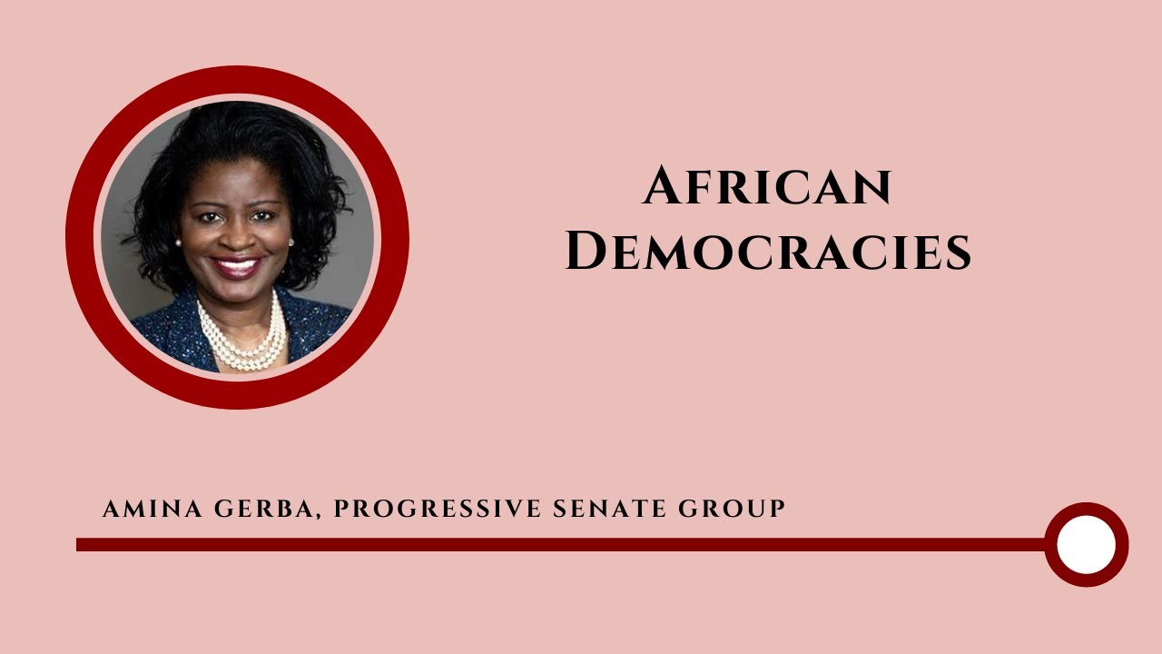 Senator Gerba speaks about African democracies - October 20, 2022 ...