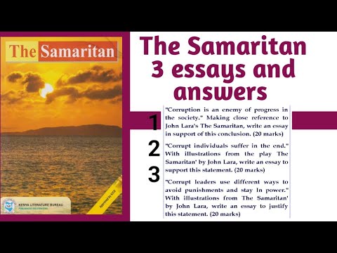 The Samaritan essays with answers Q15 & Q16 - YouTube