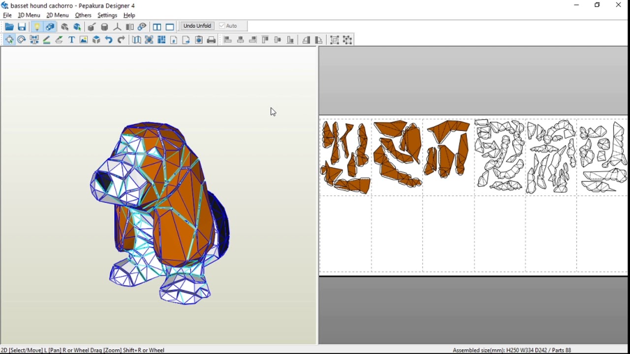 Exportar PDO a PDF con Pepakura - YouTube