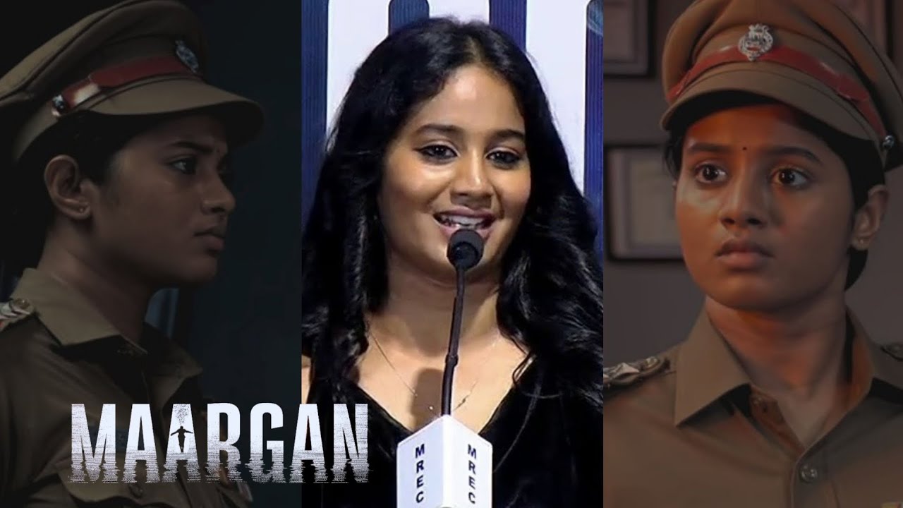 Brigida Saga speech at Maargan Trailer Launch | Dir Leo John Paul ...