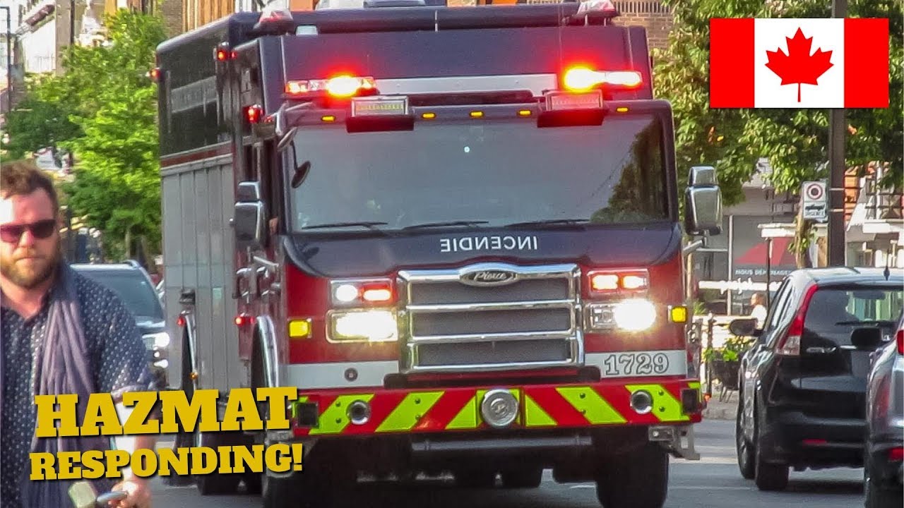 Montréal | *RARE* Montréal Fire Service (SIM) Hazardous Materials ...