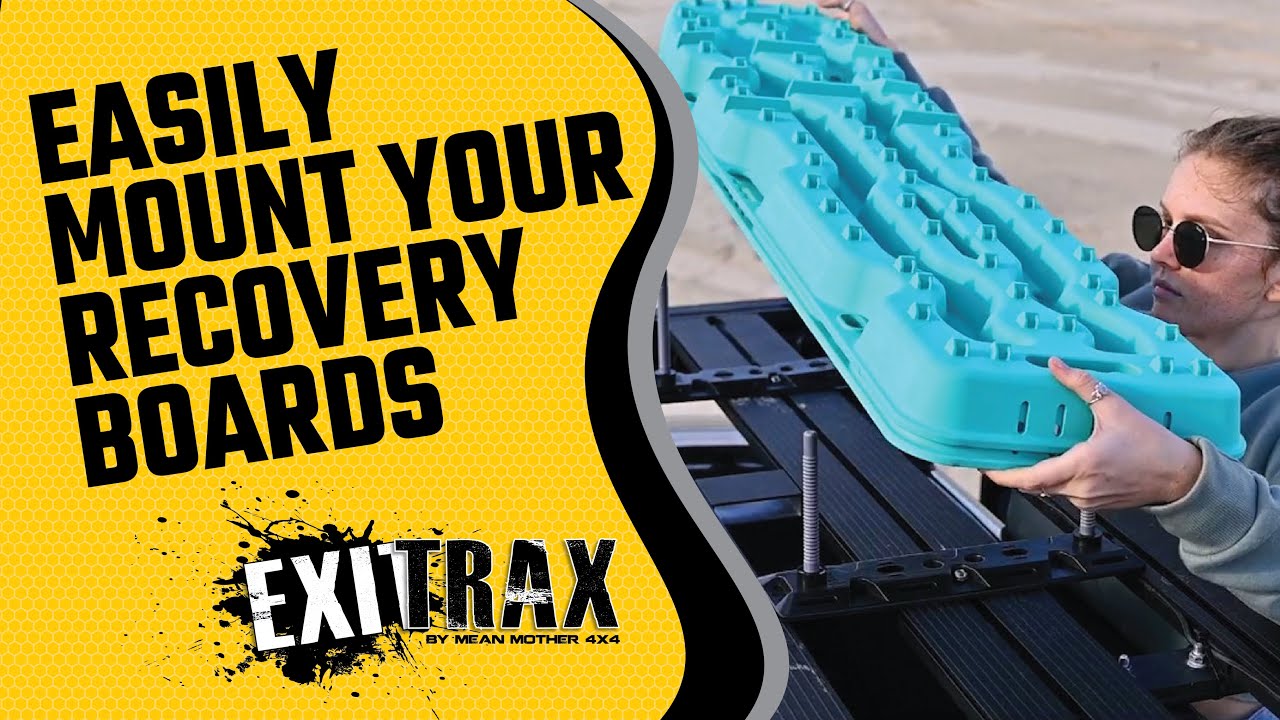 Mounting Brackets for Recovery Boards Exitrax - YouTube