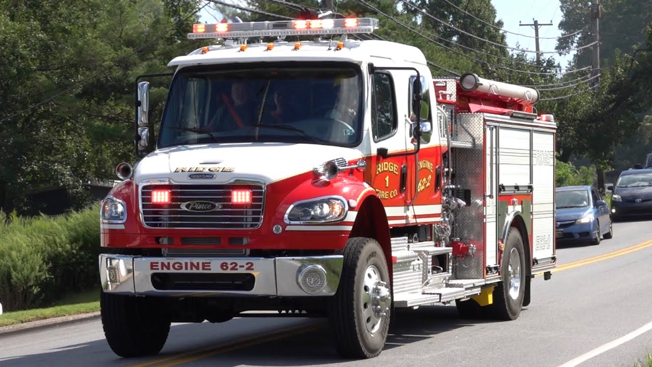 Ridge Fire Company Engine 62-2 Responding 9/6/21 - YouTube
