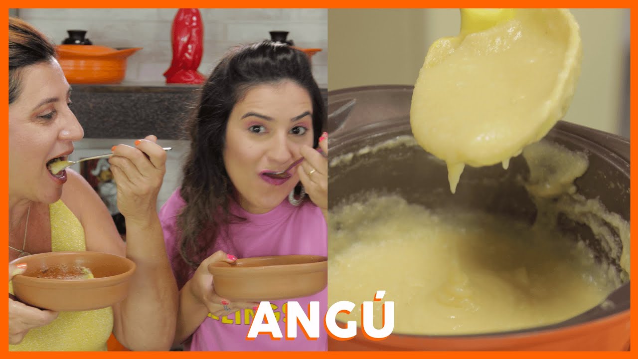 COMO FAZER ANGU - RECEITA SUPER FÁCIL - B A BA DA COZINHA - YouTube