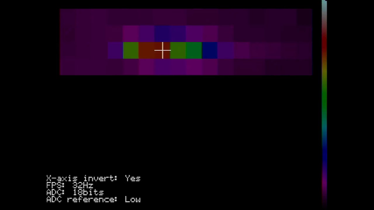 VGA Thermal imaging with MLX90621 and P2X8C4M64P/Propeller 2 - YouTube