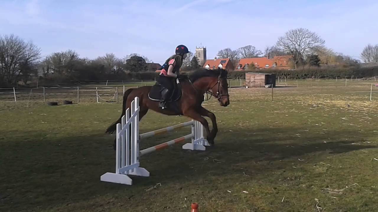 First time jumping 75cm ( single jump ) - YouTube