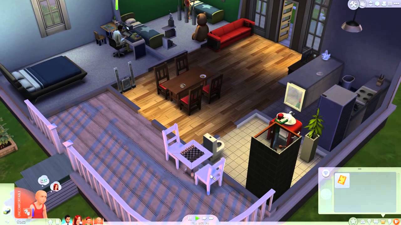 The Sims 4: Part 12: Inspired Drawing - YouTube