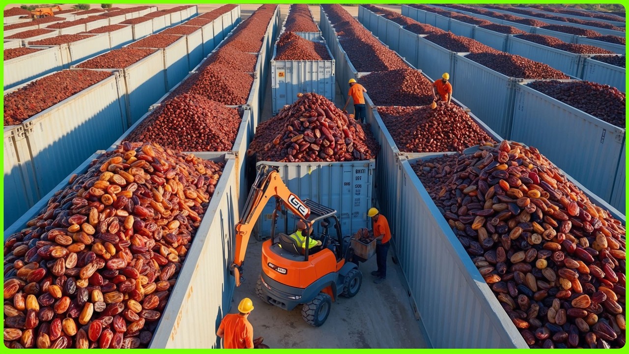 Dates Mega Factory: They Grow and Process Millions of Dates In Factory ...