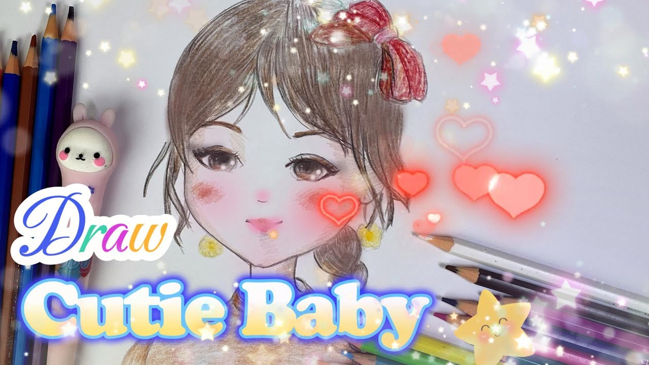 CHIBI XINH XINH. VẼ CÔ BÉ ĐÁNG YÊU. How to draw cutie anime Girl ...