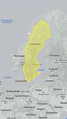 The true size of countries: Sweden 🇸🇪 #facts #maps #globe #sweden # ...