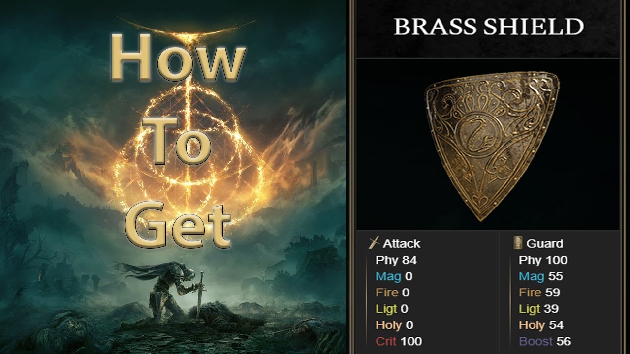 Elden Ring - How to get Brass Shield - YouTube