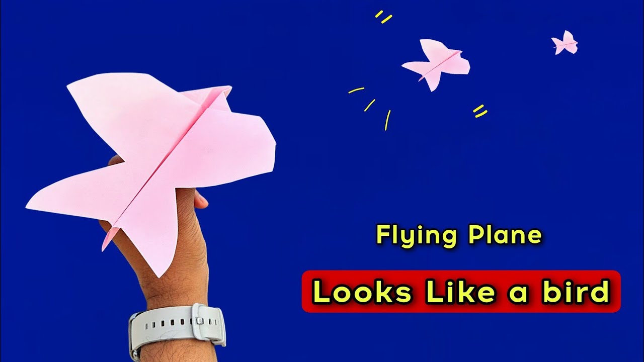 best flying new bird plane, paper flying butterfly, flying paper bird ...