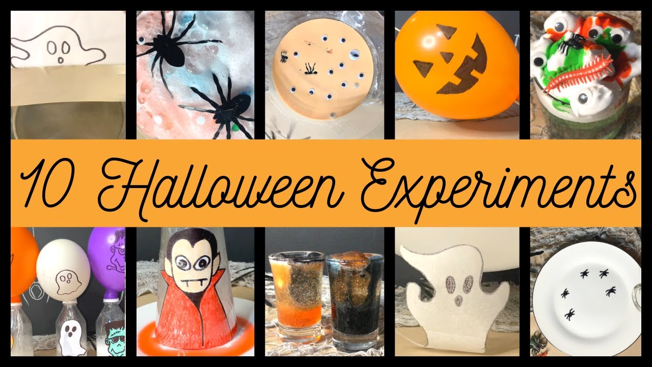 👻10 Science Experiments for Halloween to do with the Kids🎃 Science for ...
