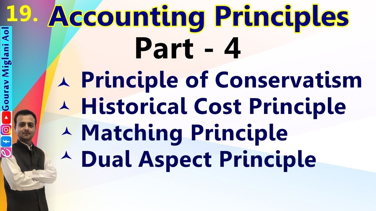 Principle of Conservatism, Historical Cost Principle, Matching ...