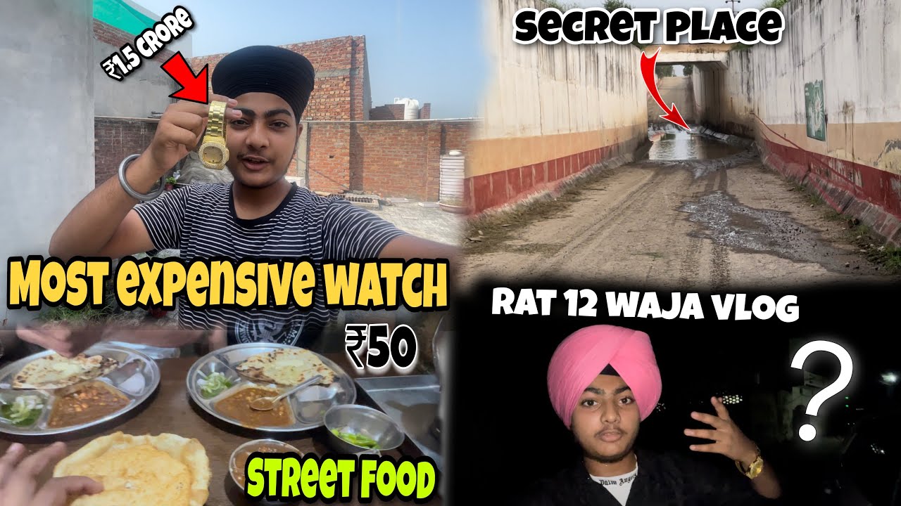 I bought most expensive watch ⌚️ ₹ 1.5 crore😨// rat 12 waja vlog start ...