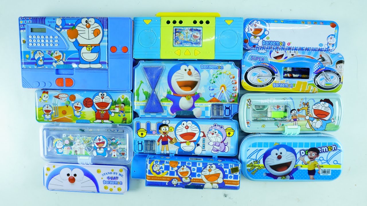 New Pencil Box Doraemon Collection - YouTube