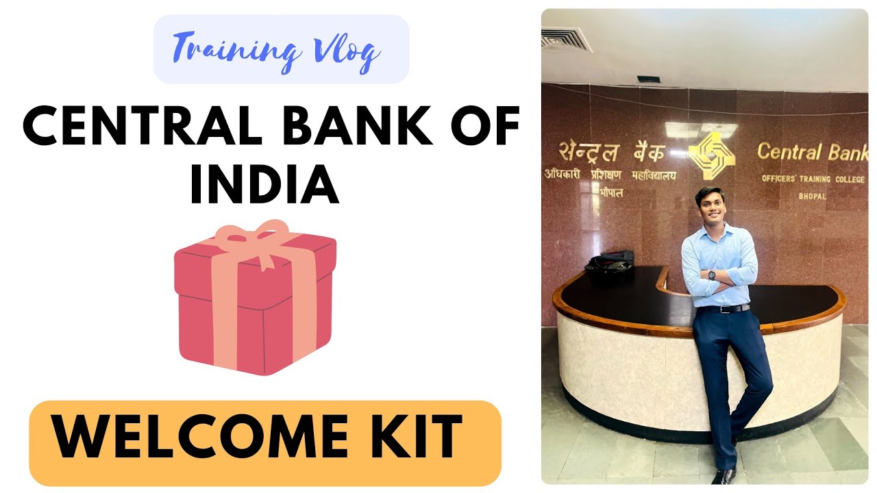 IBPS PO Training Vlog | Central Bank of India PO Training Welcome Kit ...