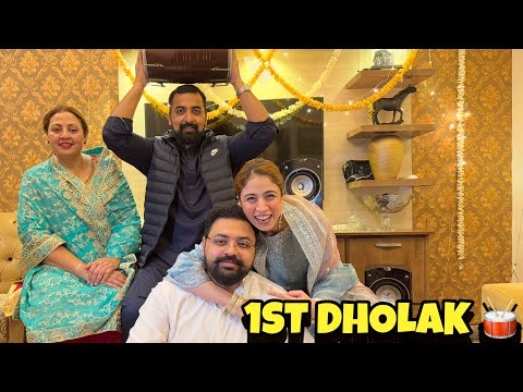 Asjad Bhai Ki Pehli Dholak 🥁 || Sab Ko Shadi K Cards Dediye ♥️