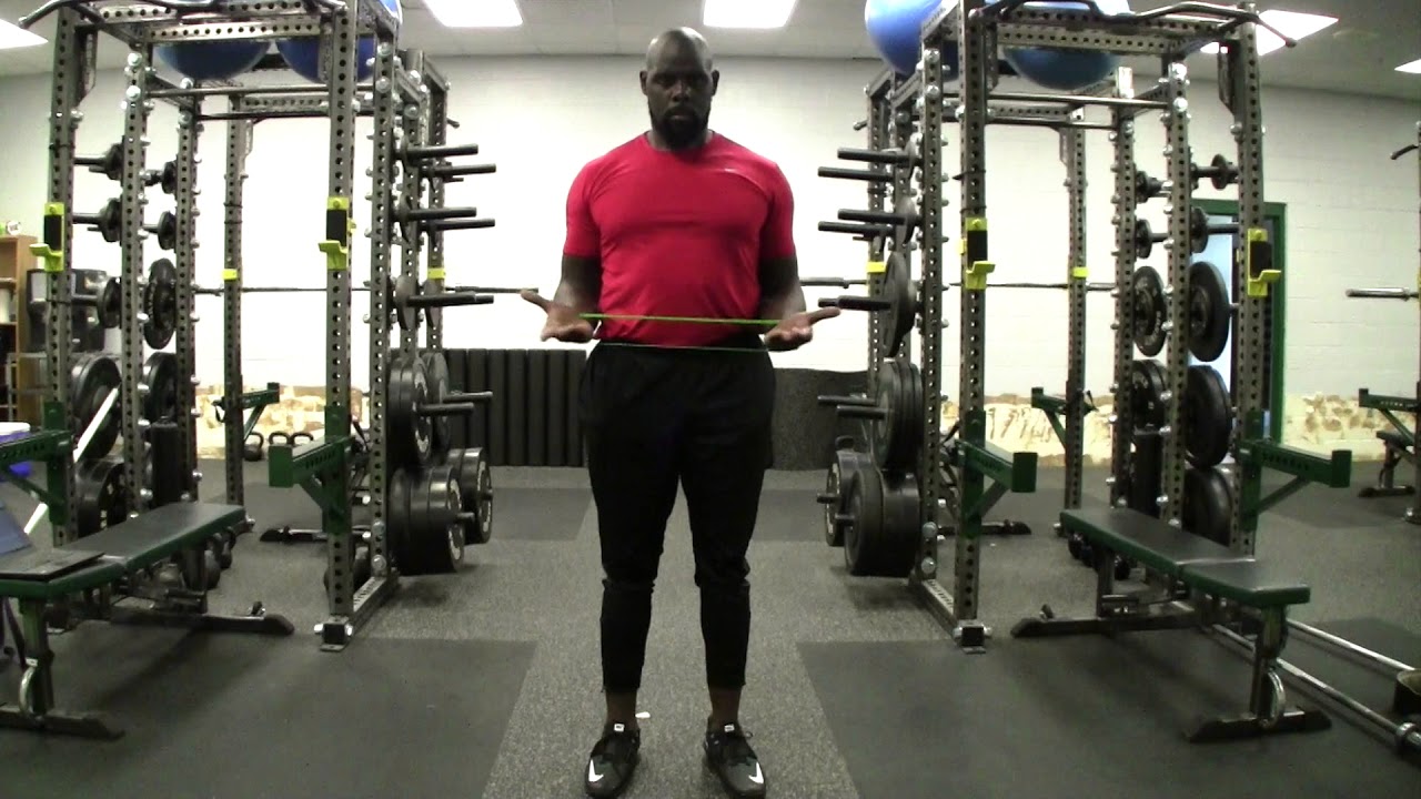 Mini Band Shoulder Ext Rotation - YouTube