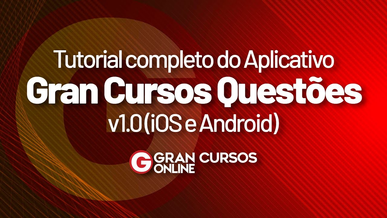 Tutorial completo do Aplicativo do Gran Cursos Questões v1.0 (iOS e ...