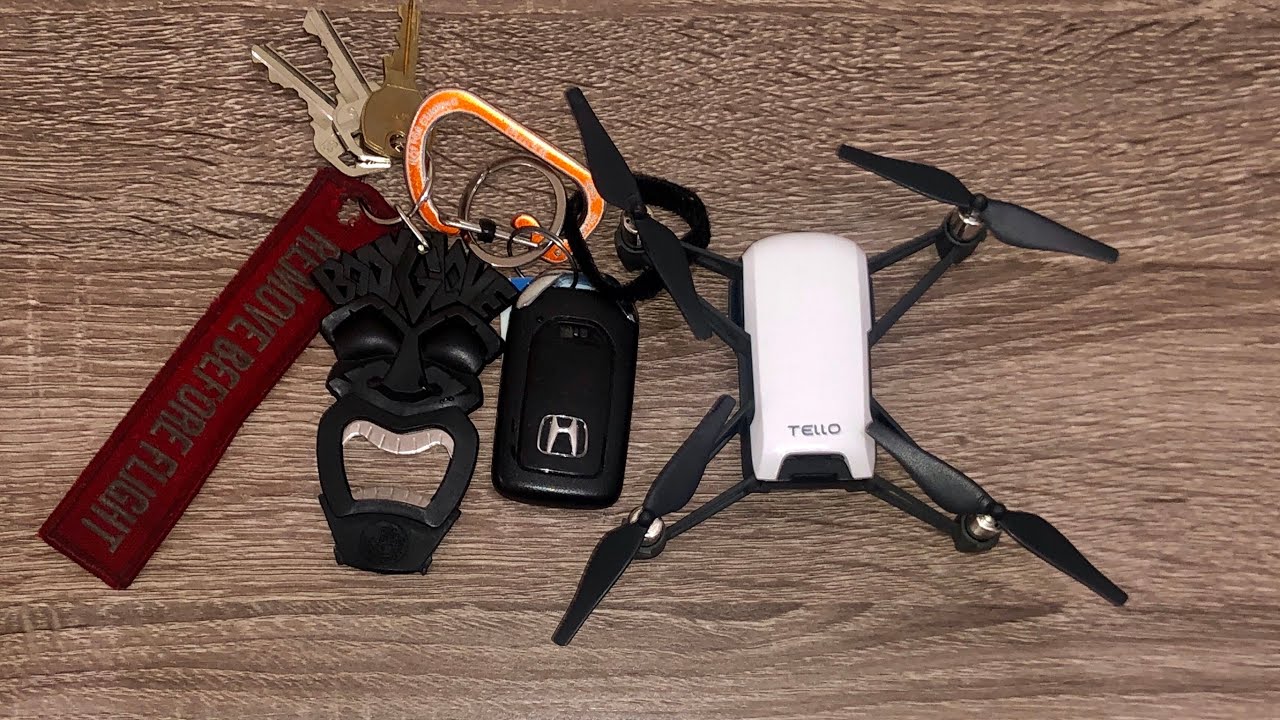 My Keychain Drone follow’s me Riding Skateboard;Using TelloMe App ...