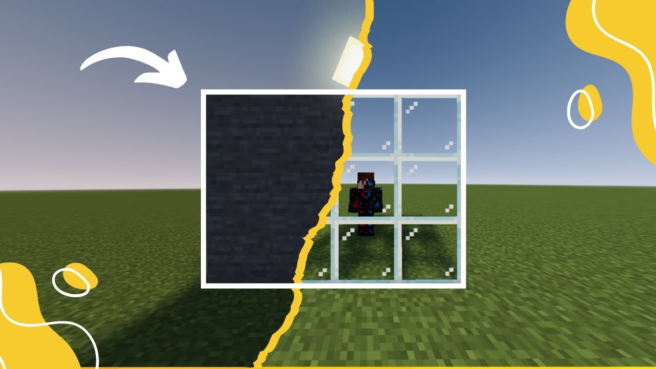Re-uploaded Working - One way glass in Minecraft - YouTube