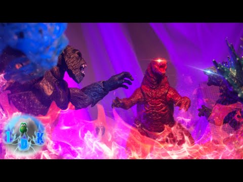 Thermo godzilla vs Godzilla & Kong | A stop motion short - YouTube