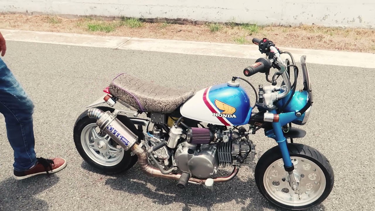 Honda Monkey 50cc - Fi, Pro - arm, HRC, HQCN - 6666 - YouTube