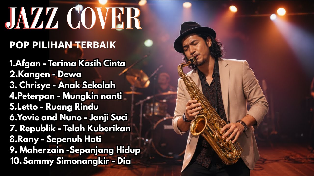 Jazz Cover Lagu Indonesia Terbaik 🎷 Pop & Soul Nostalgia Penuh Rasa ...