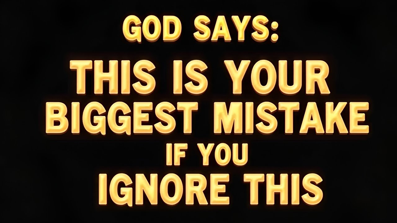 GOD SAYS THIS IS YOUR MISTAKE IG YOU IGNORE THIS | GOD SAYS TODAY | GOD ...