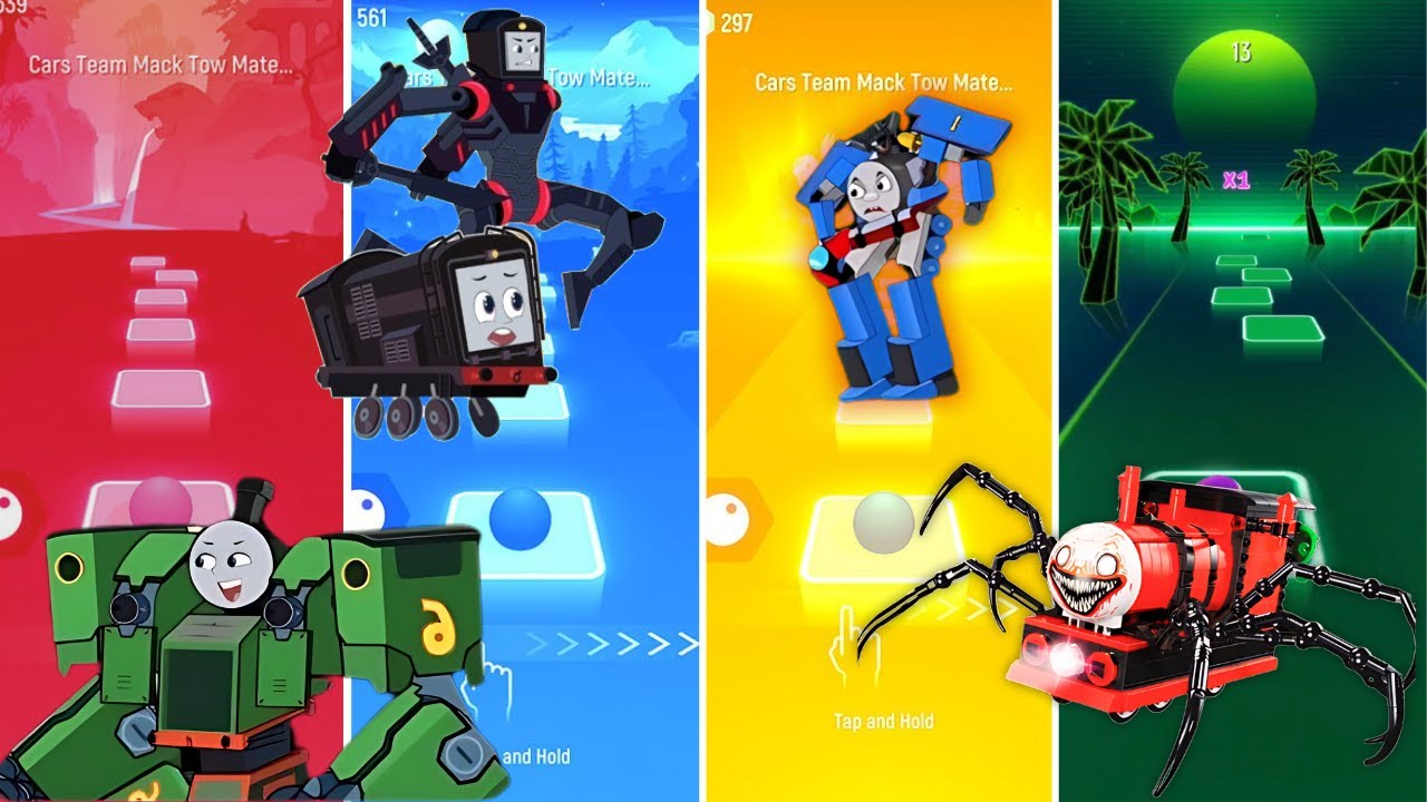 Robot Henry vs Robot Diesel vs Robor Thomas vs Choo Choo Charles Tiles ...