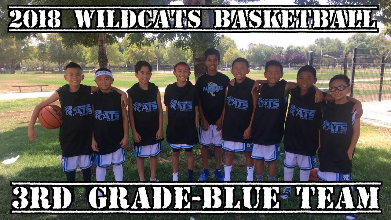 2018 BAY AREA WILDCATS BASKETBALL INTRO - 3RD GRADE BLUE TEAM - YouTube