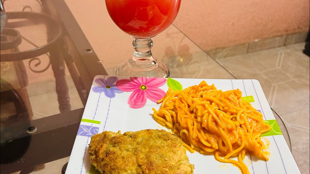 🫧🩷 ASMR ESPAÑOL | COMIENDO PECHUGAS A LA CORDON BLEU CON SPAGUETTI 🥱💫🌙 ...