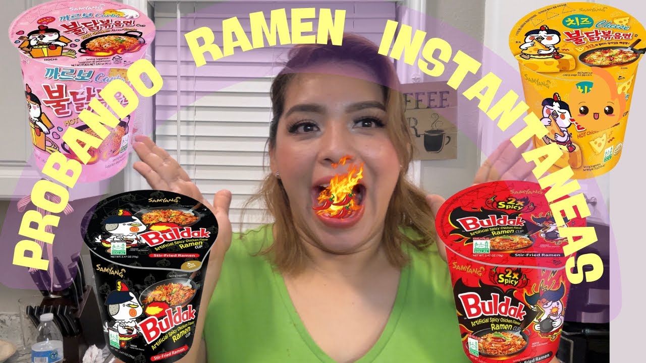 Probando Ramen instantáneas 🥵🔥🌶️🌶️🌶️. - YouTube