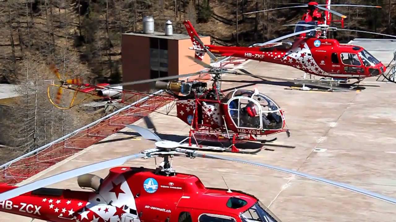 Besuch bei der Air - Zermatt - YouTube