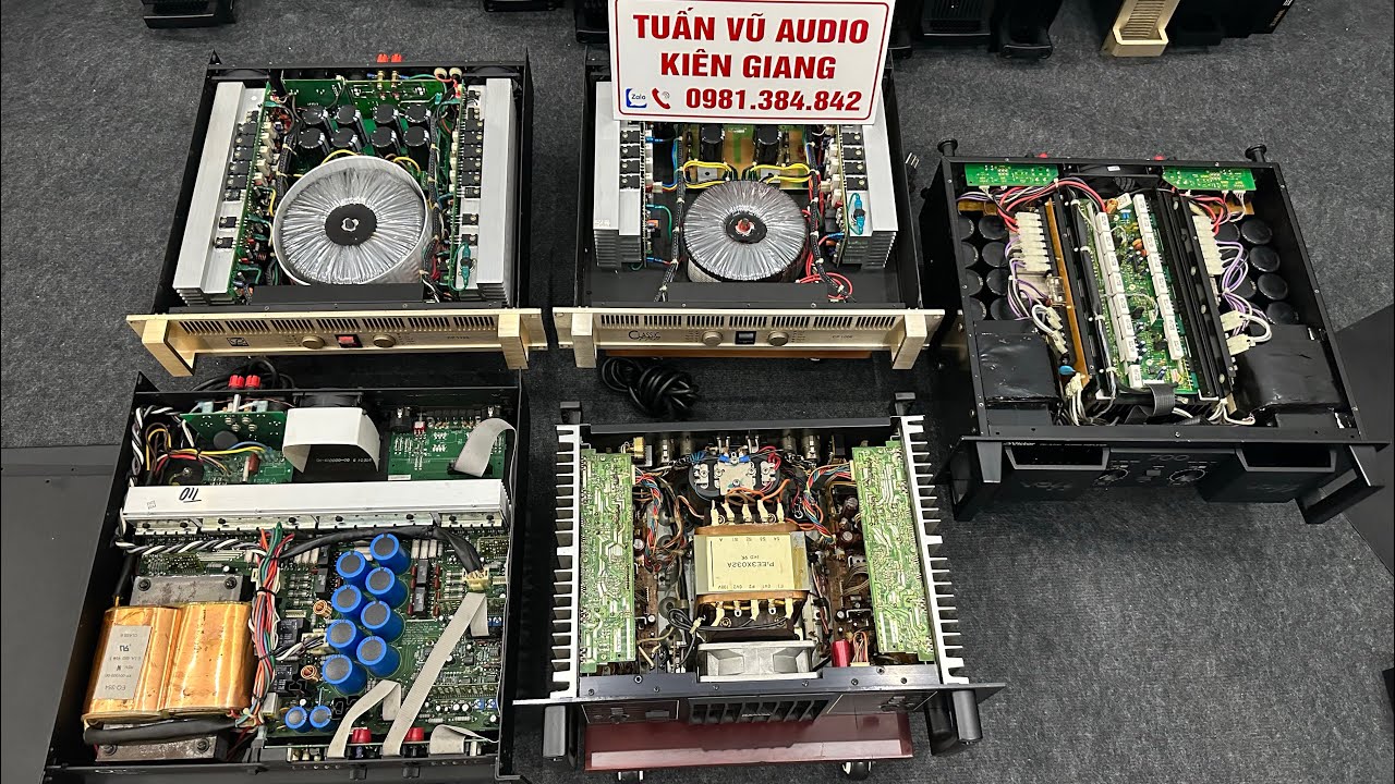 (Đã Bán) Đẩy Mỹ QSC EX 1250 .Đẩy Ramsa WP-9220 .Đẩy Victor A-700 ...