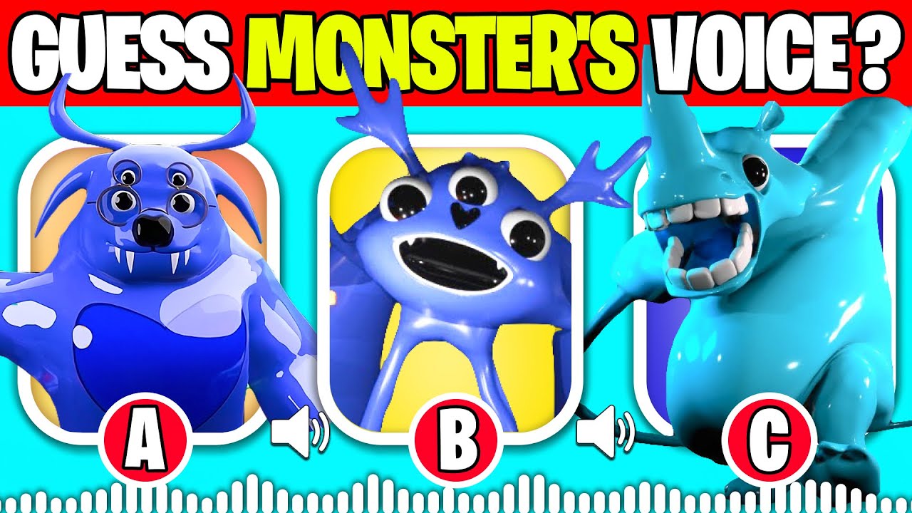 Guess the MONSTER'S VOICE | GARTEN OF BANBAN Chapter 4, 5 | Mr ...