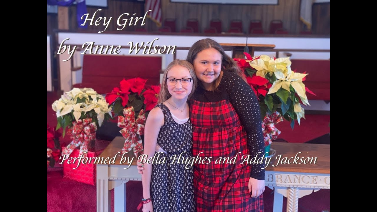 Bella and Addy sing Hey Girl - YouTube
