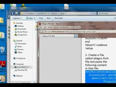 Cadence Allegro skill tutorial - using .il file - YouTube