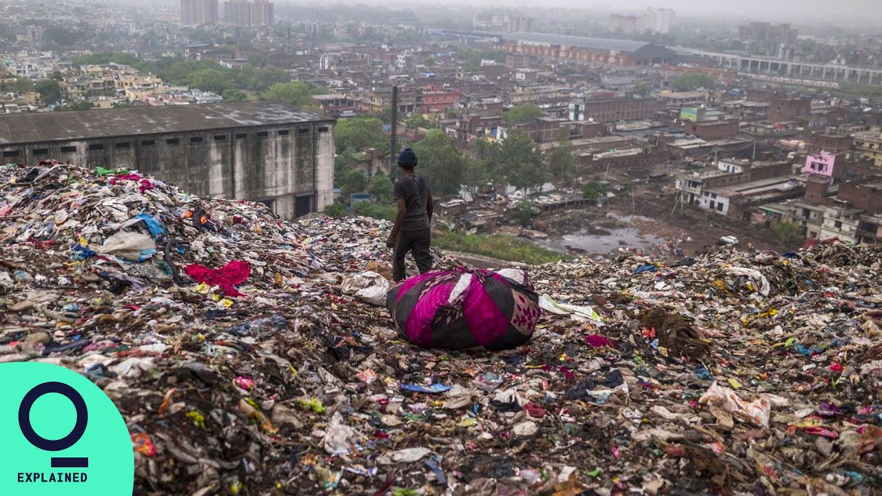 The Trash Mountains of South Asia That Threaten the Climate - YouTube