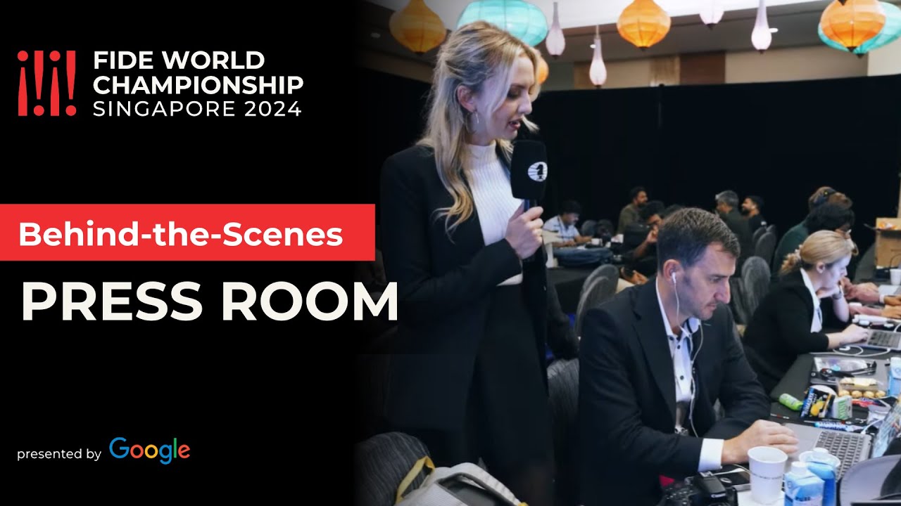 Behind the scenes: Press room - YouTube