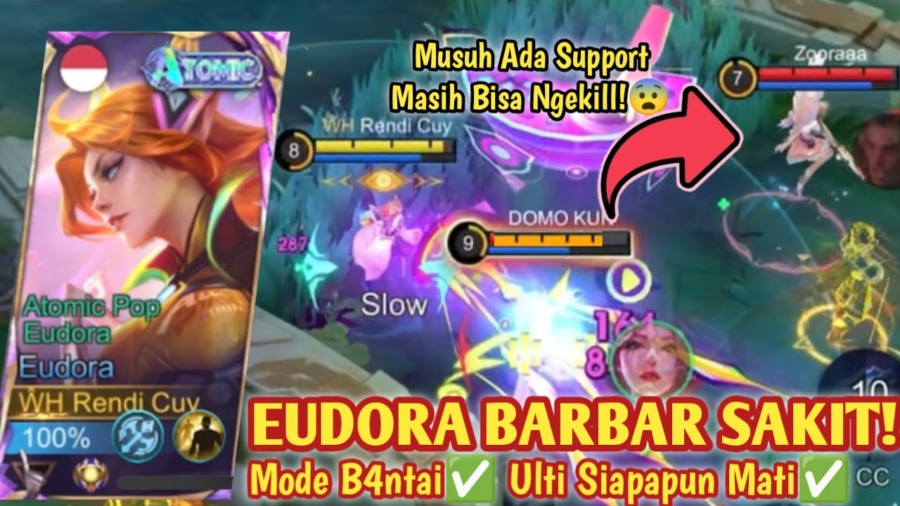 EUDORA TERSAKIT PATCH TERBARU! MUSUH ADA SUPPORT MASIH BISA B4NTAI ...