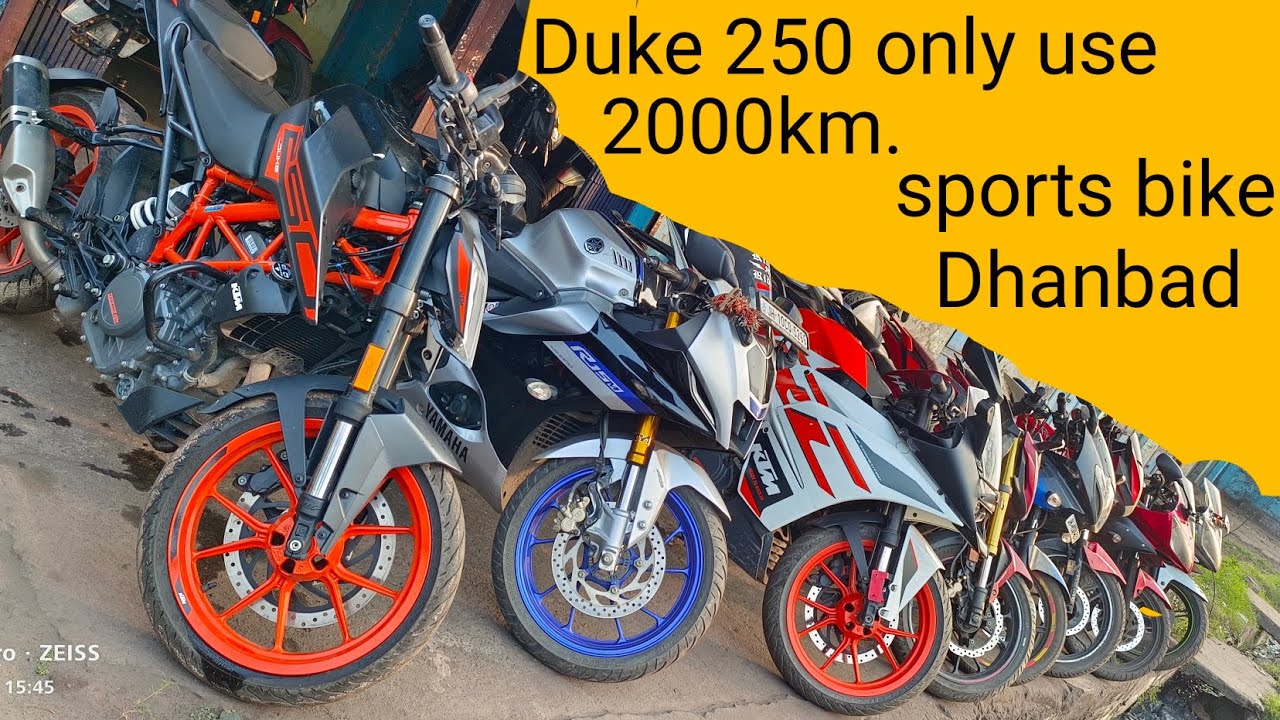 2nd hand bike showroom jharia ktm duke 250 yamaha.r1v4.ktm rc 125 ...