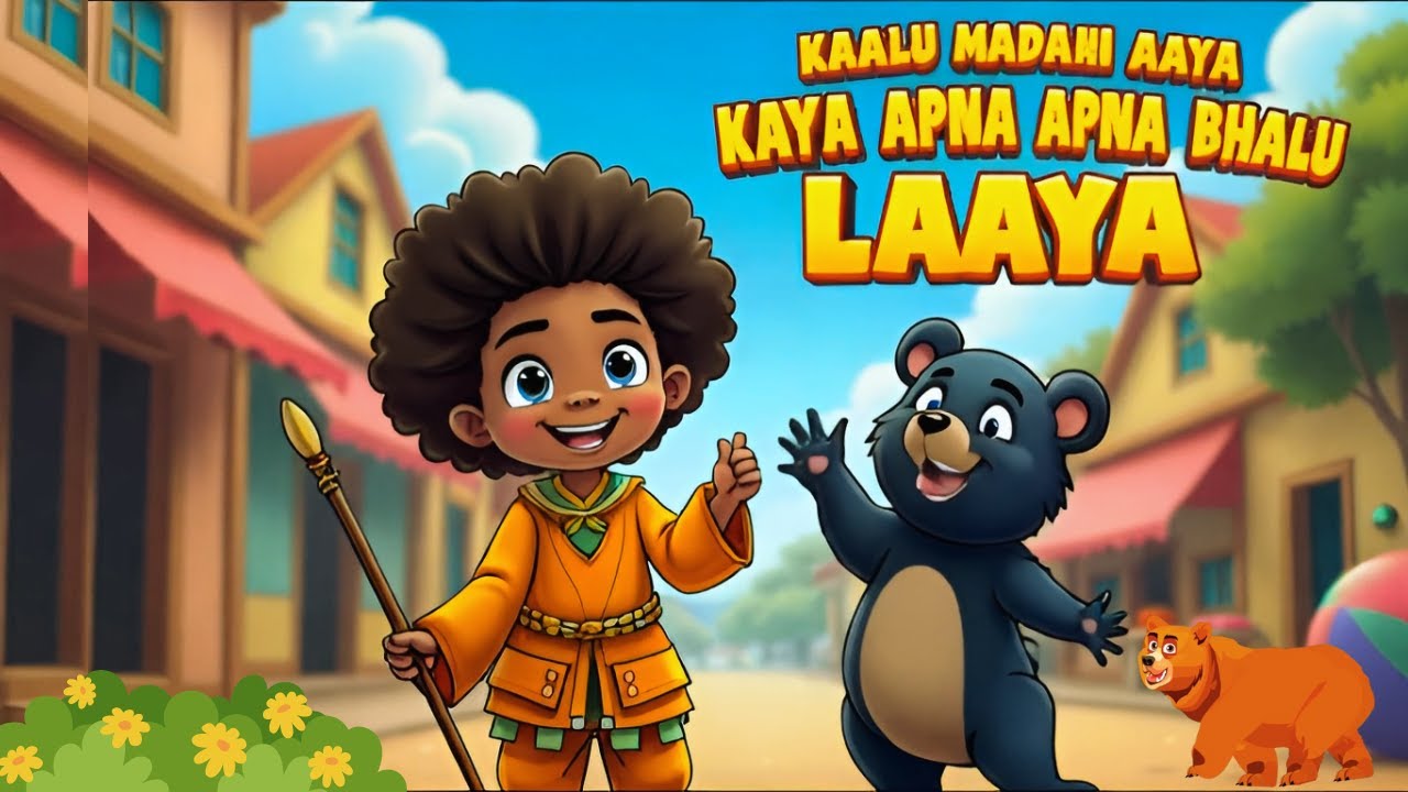 Kaalu Madari Aaya | Kids Cartoon Rhymes for Fun Learning Songs ...